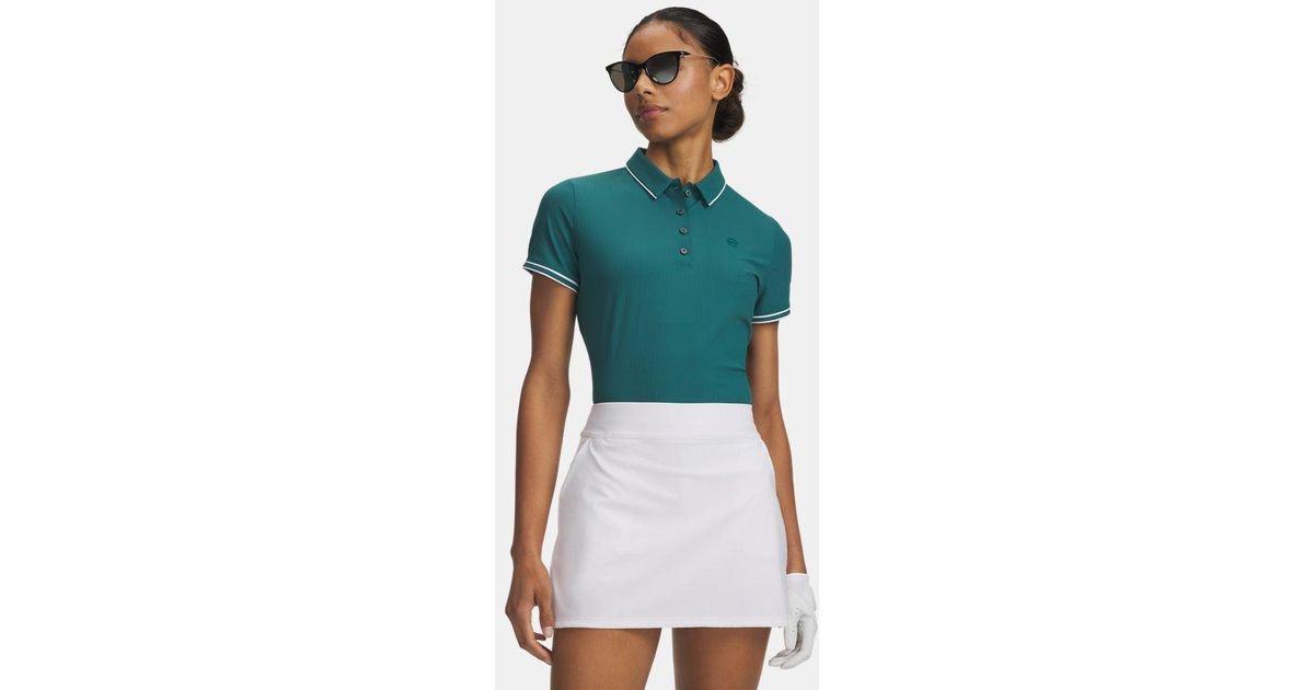 Under Armour Drive Chill Short Sleeve Polo Rack Rack in Green | Lyst UK