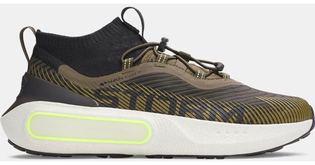 Under Armour Phantom 4 Storm Shoes Expedition Clay High Vis in Black ...