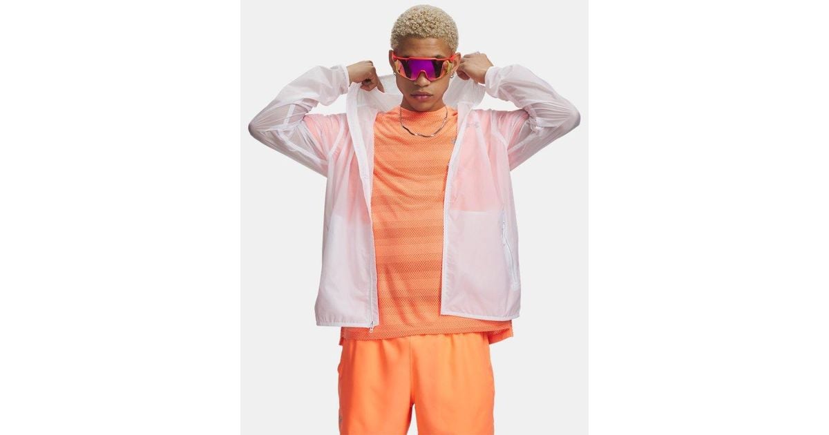 Under Armour Velociti Pro Lightweight Jacket Reflective in Pink for Men ...