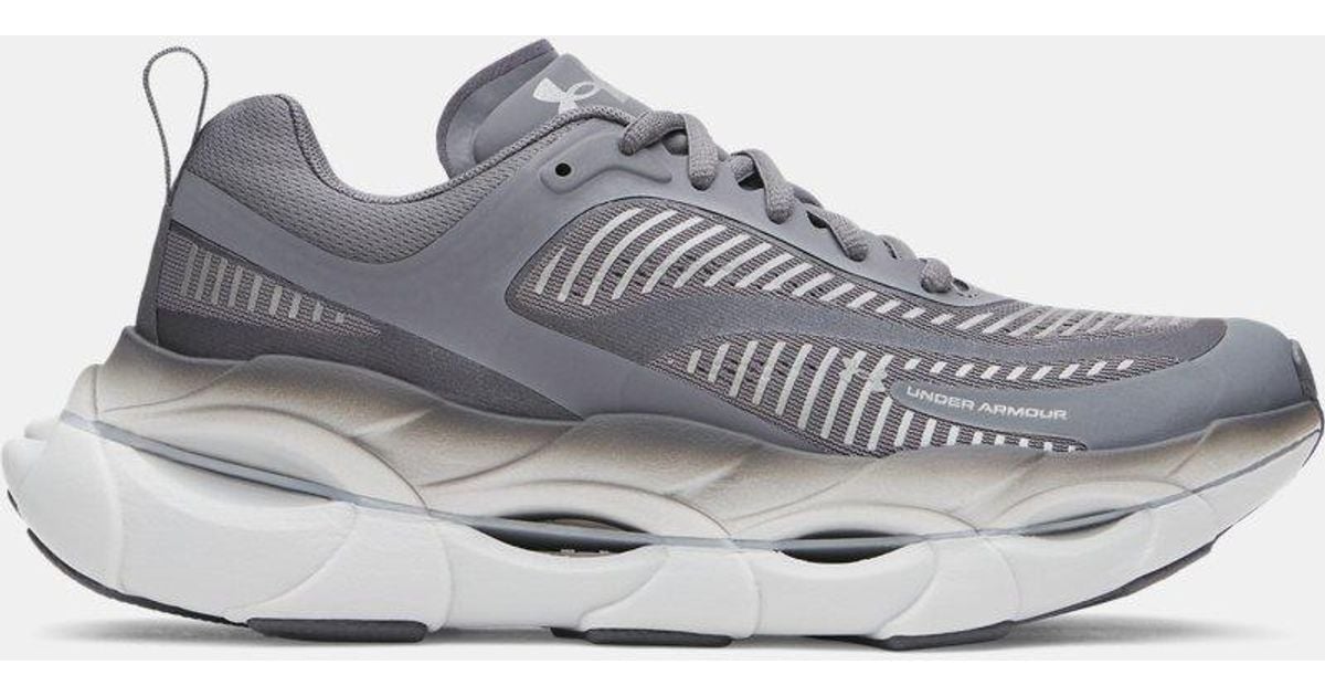 Under Armour Halo Racer Running Shoes Castlerock Castlerock Metallic in ...