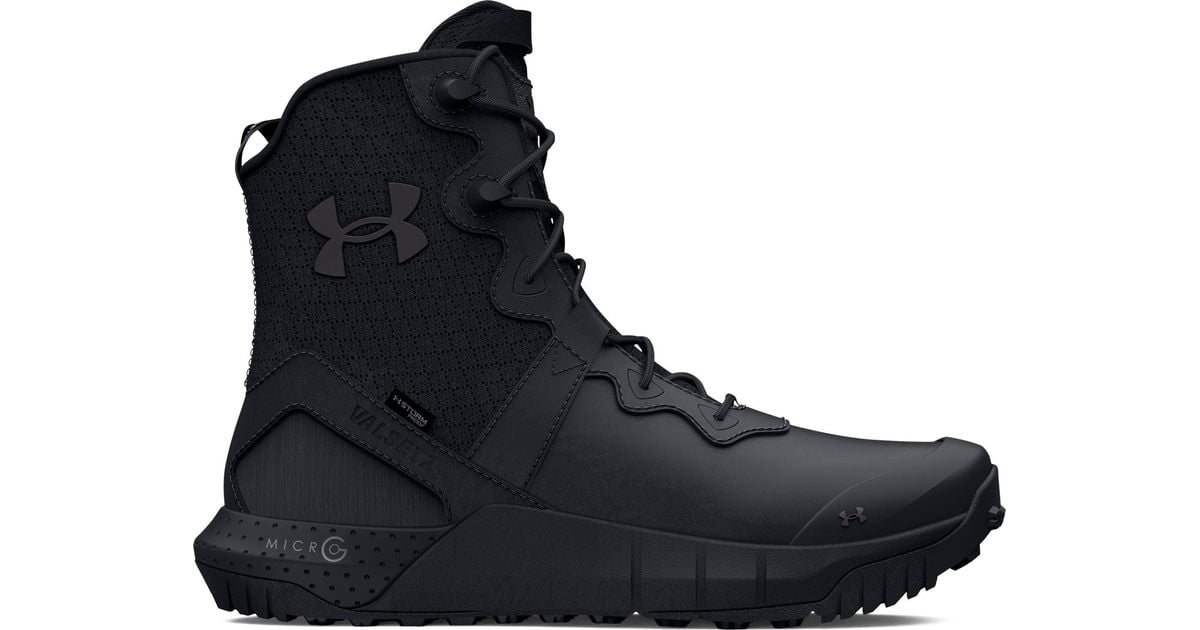 Under Armour Ua Micro G® Valsetz Leather Waterproof Zip Tactical Boots ... Under Armour Ua Micro G® Valsetz Leather Waterproof Zip Tactical Boots ...