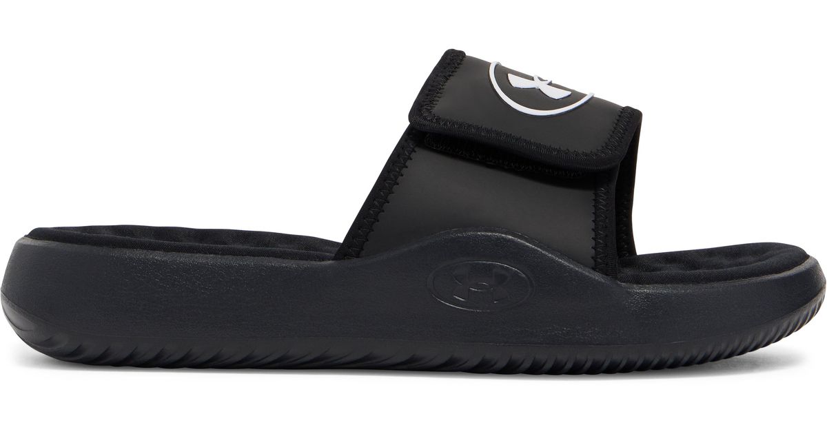 Under Armour Ua Ignite Pro 8 Slides in Black | Lyst