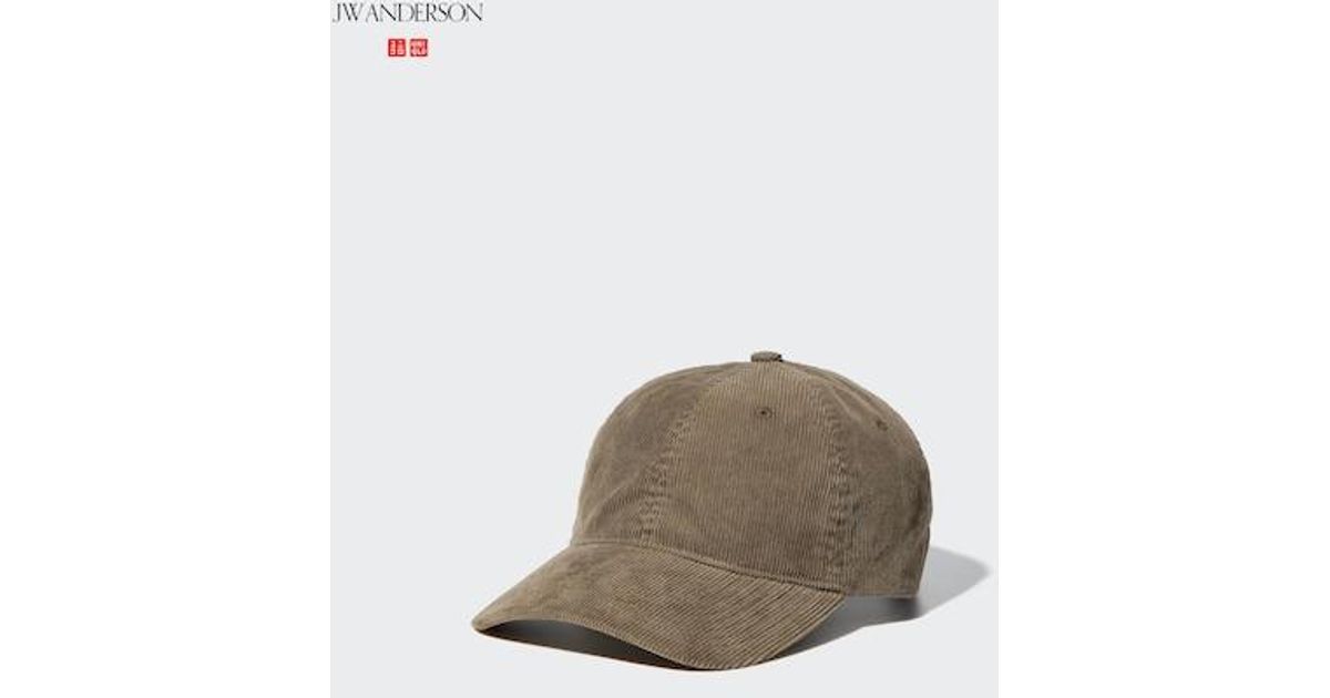 Uniqlo Corduroy Cap in Brown | Lyst UK