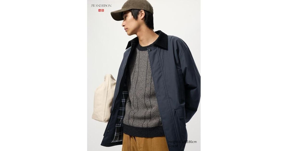 Uniqlo Puffertech Utility Jacket in Blue for Men | Lyst UK