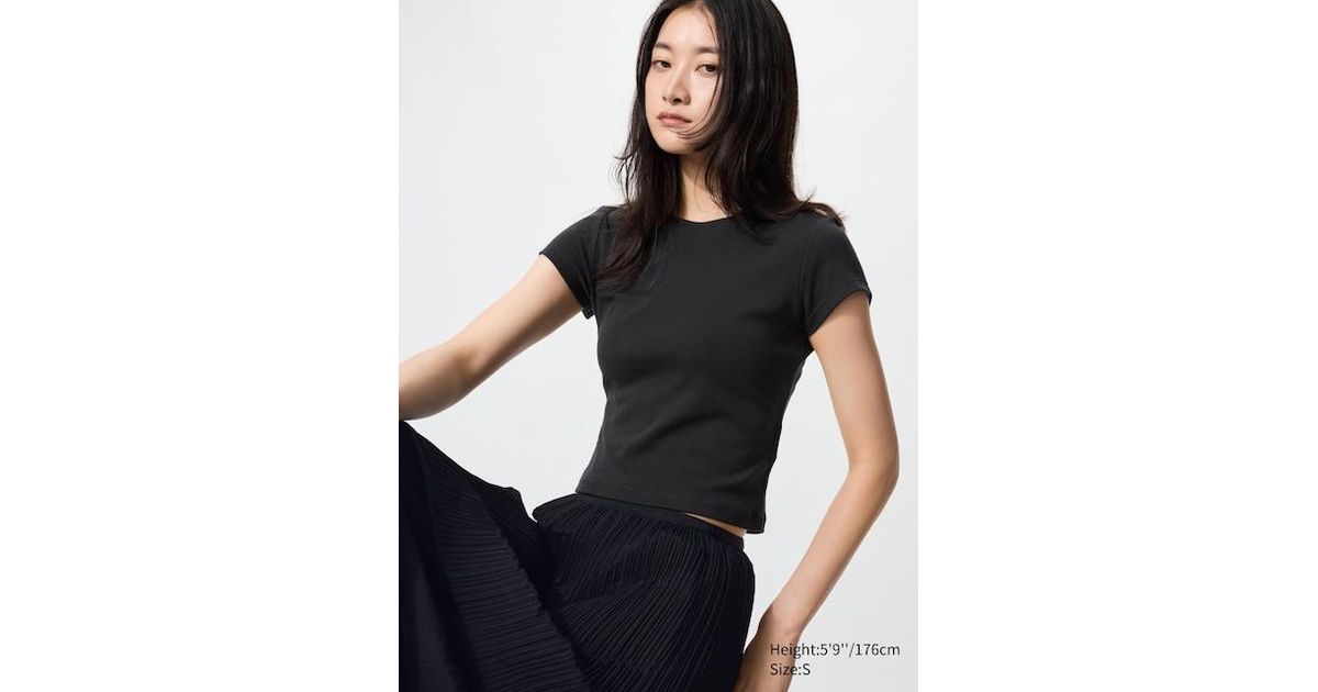Uniqlo Mini T-Shirt in Black | Lyst UK