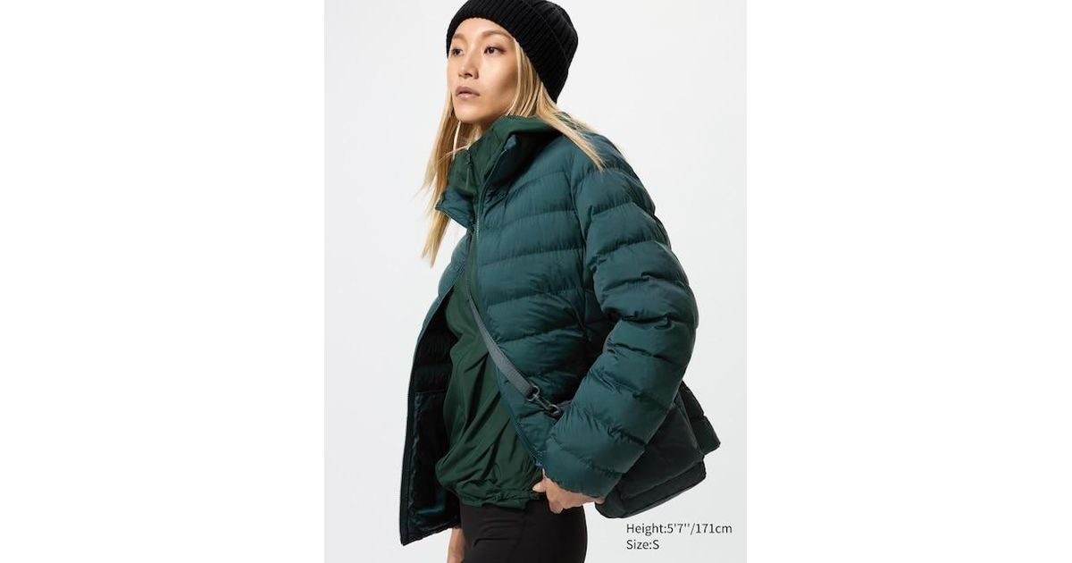 Uniqlo Puffertech Jacket in Green | Lyst UK