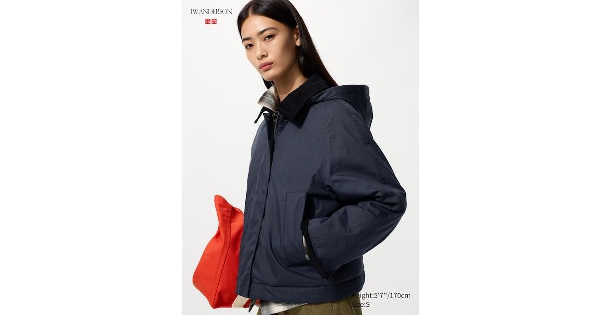 Uniqlo Puffertech Short Jacket in Blue | Lyst UK