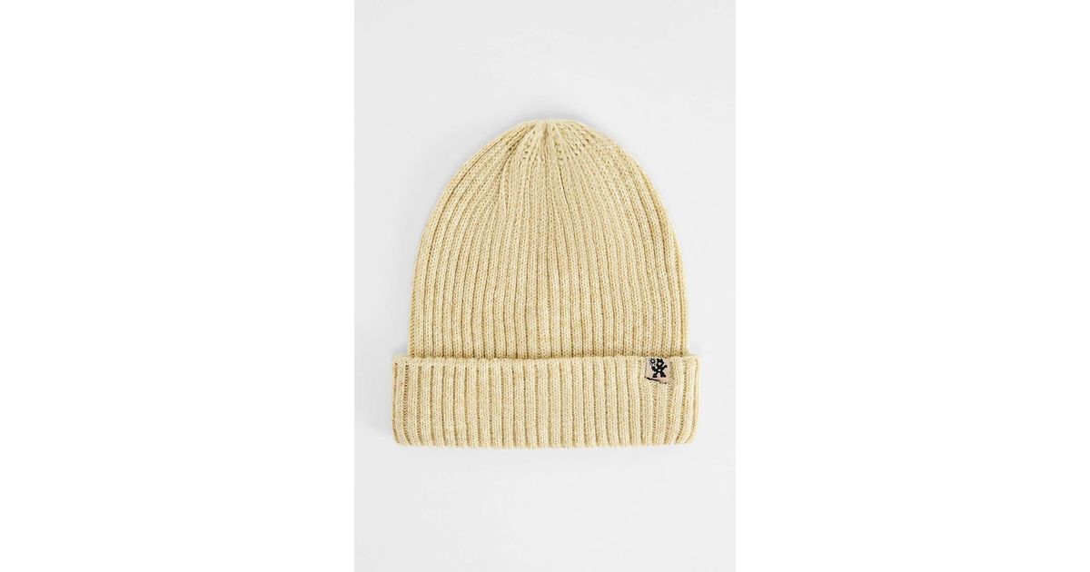 Ayker Ecru Beanie in Natural for Men | Lyst UK