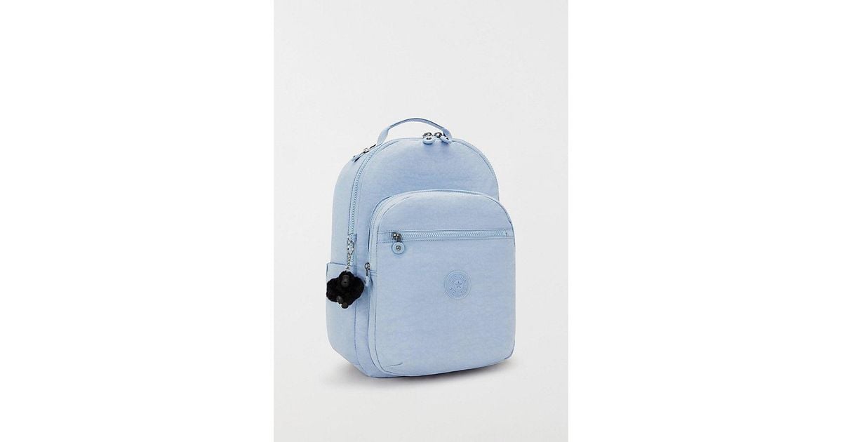 Kipling Seoul Large Nylon Backpack in Blue | Lyst