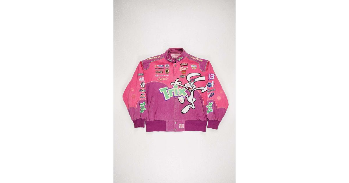 Urban Renewal One-of-a-kind Nascar Trix Racing Jacket in Pink | Lyst UK