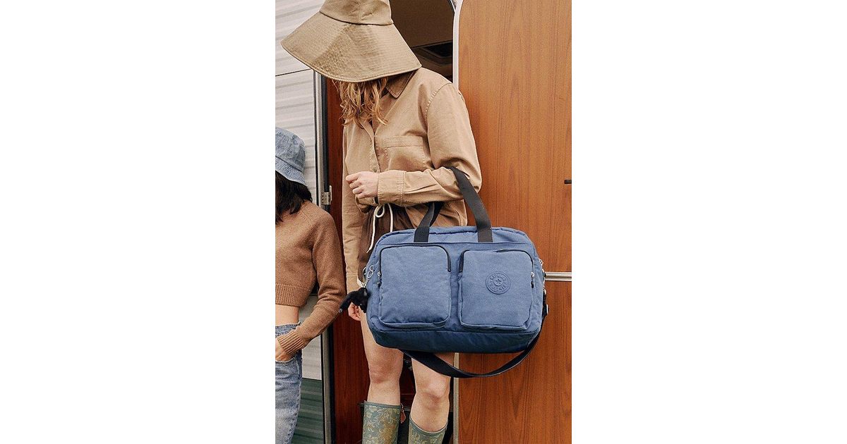 Kipling Defea Xl Cargo Nylon Weekender Duffle Bag in Blue | Lyst