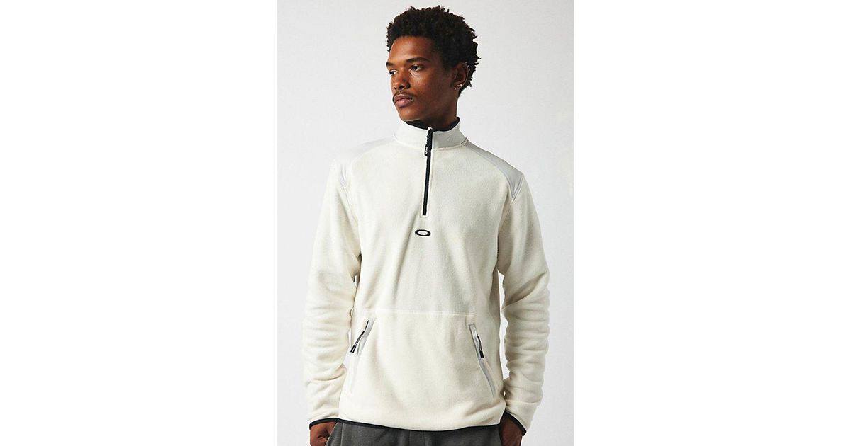 Oakley Butter Tech Fleece Quarter Zip Sweatshirt in Natural for Men | Lyst