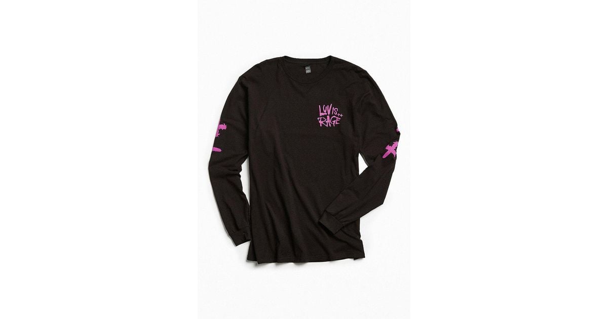 Urban Outfitters Lil Uzi Vert Luv Is Rage Long Sleeve Tee in Black for ...