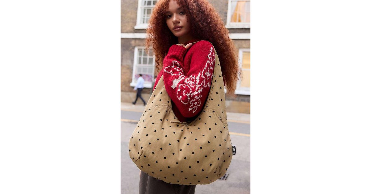BDG Flo Spot Slouch Canvas Tote Bag in Pink | Lyst UK