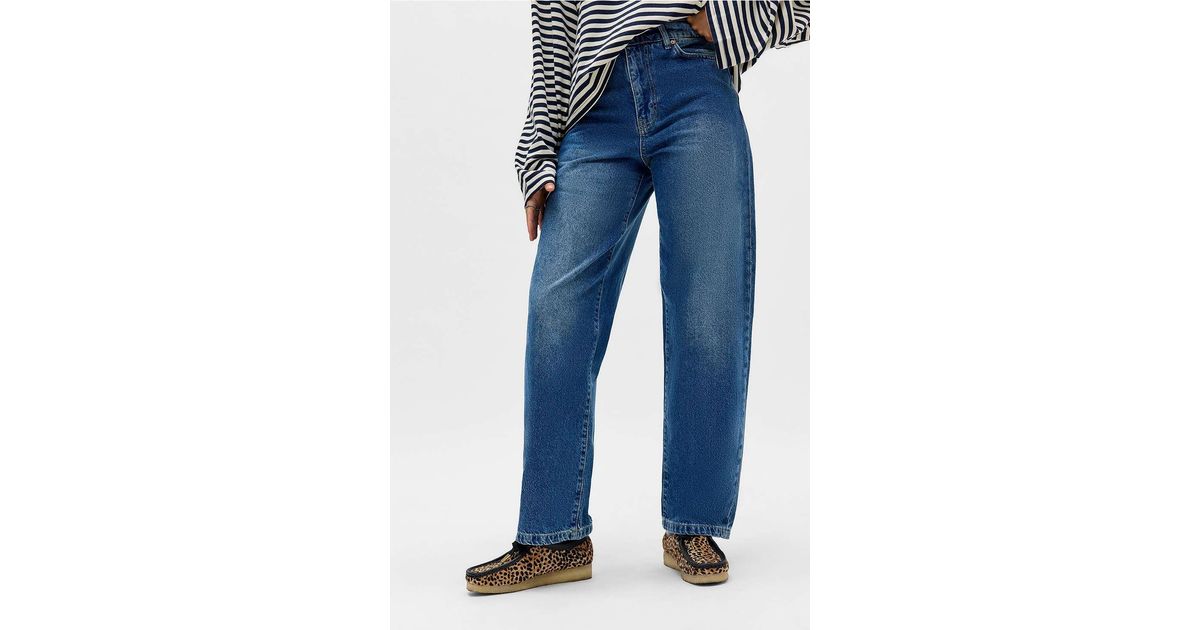 Stan Ray Blue Stone Wash Wide 5 Jeans | Lyst UK
