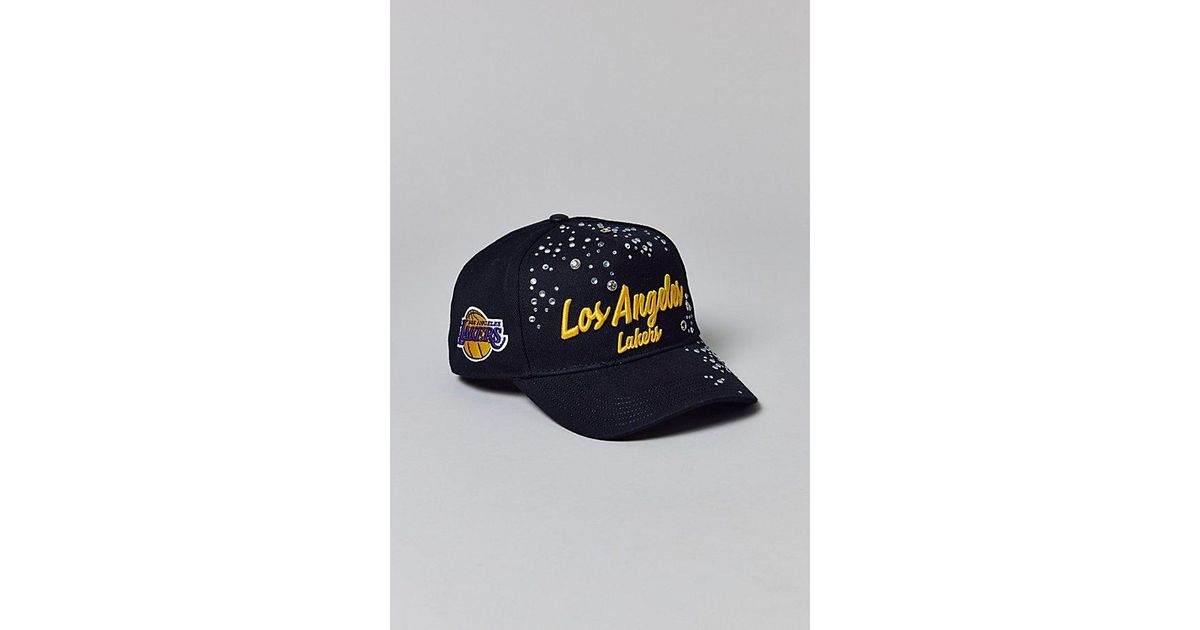 Pro Standard Nba Los Angeles Lakers Rhinestone Snapback Hat in Blue for ...