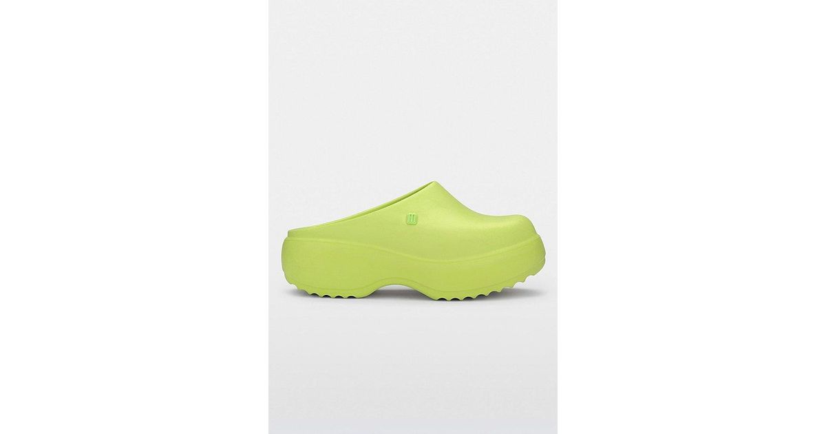 Melissa Free Platform Clog in Yellow | Lyst