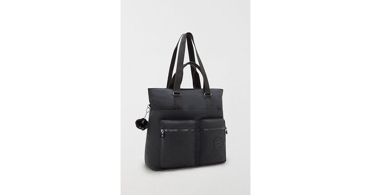 Kipling India Cargo Nylon Tote Bag in Black | Lyst