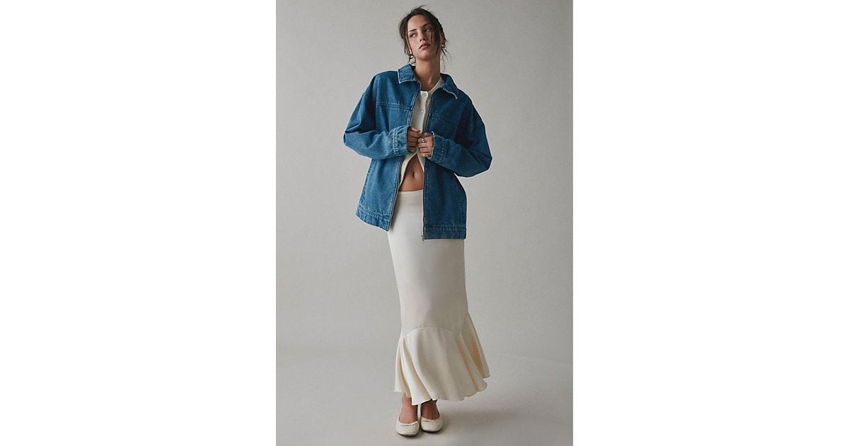 BDG Maya Oversized Denim Trucker Jacket in Blue | Lyst