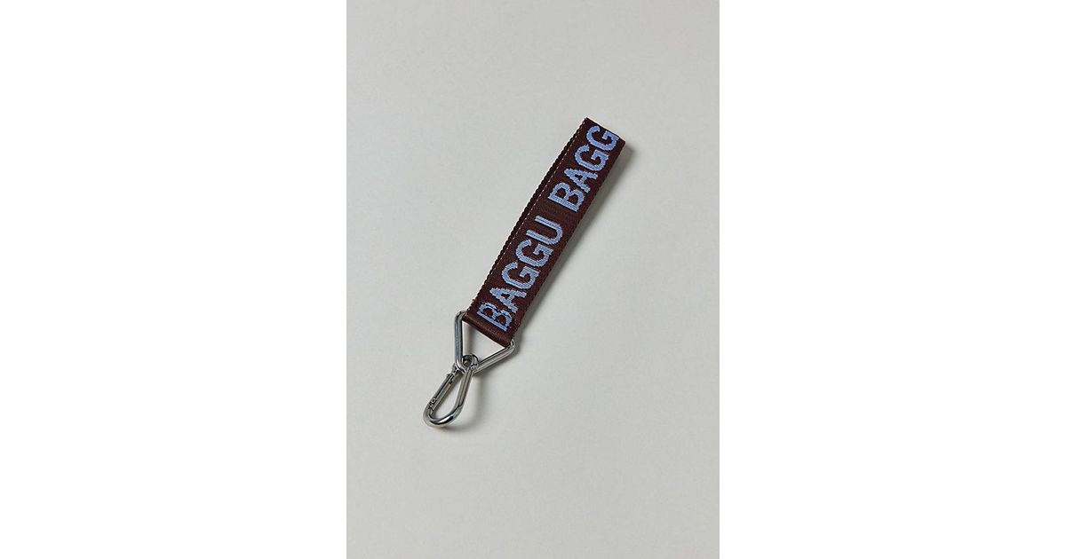 BAGGU Uo Exclusive Logo Keychain in Blue | Lyst