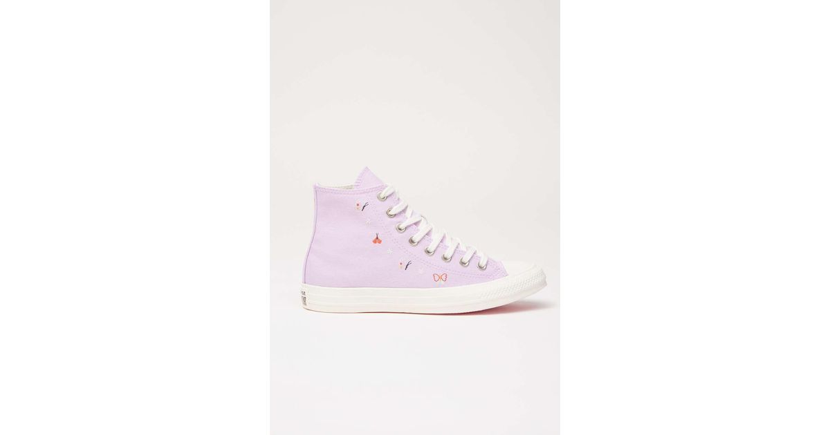 Converse Chuck Taylor All Star Butterfly Wings High Top Sneaker in Pink ...