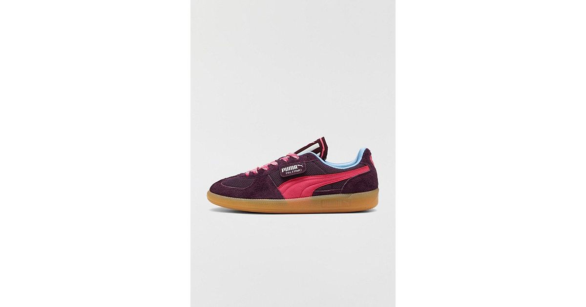 PUMA Palermo Supertifo Suede Sneaker in Red | Lyst