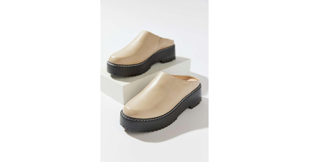 Matisse Lena Chunky Mule in Natural | Lyst