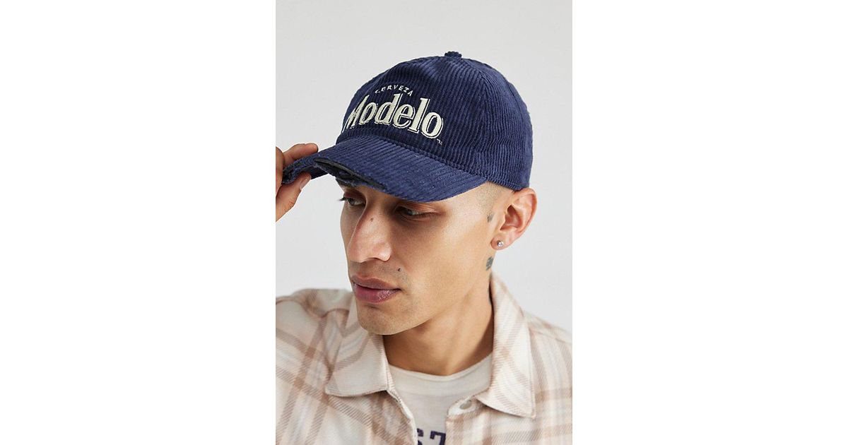 Urban Outfitters Modelo 5-Panel Cord Snapback Hat in Blue for Men | Lyst