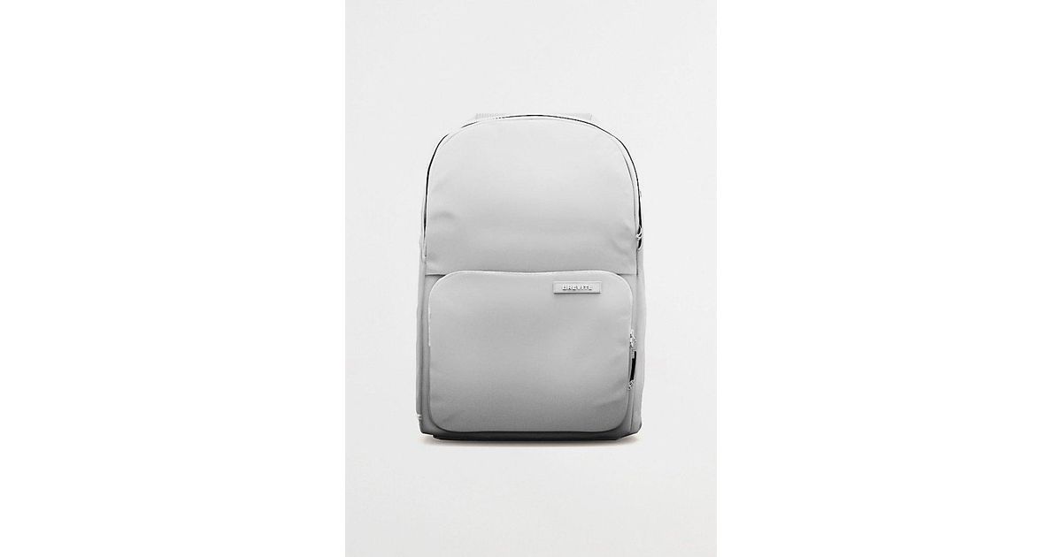 Brevite Signature Recycled Backpack in Gray | Lyst