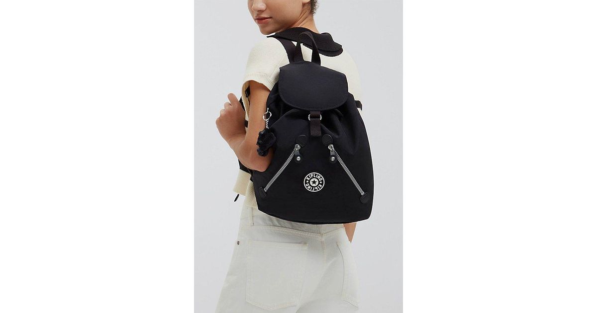 Kipling New Fundamental Heritage Nylon Large Backpack in Black | Lyst
