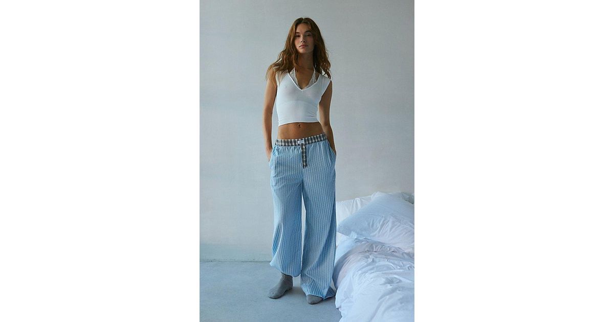 Out From Under Avril Boxer Pant in Blue | Lyst
