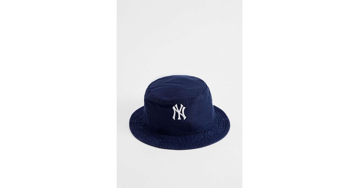 '47 Uo Exclusive Ny Yankees Bucket Hat in Blue for Men | Lyst UK