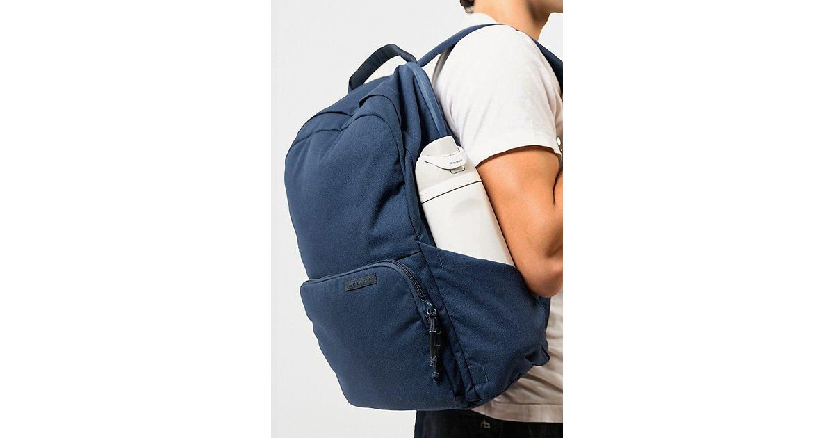 Brevite Signature Recycled Backpack in Blue | Lyst