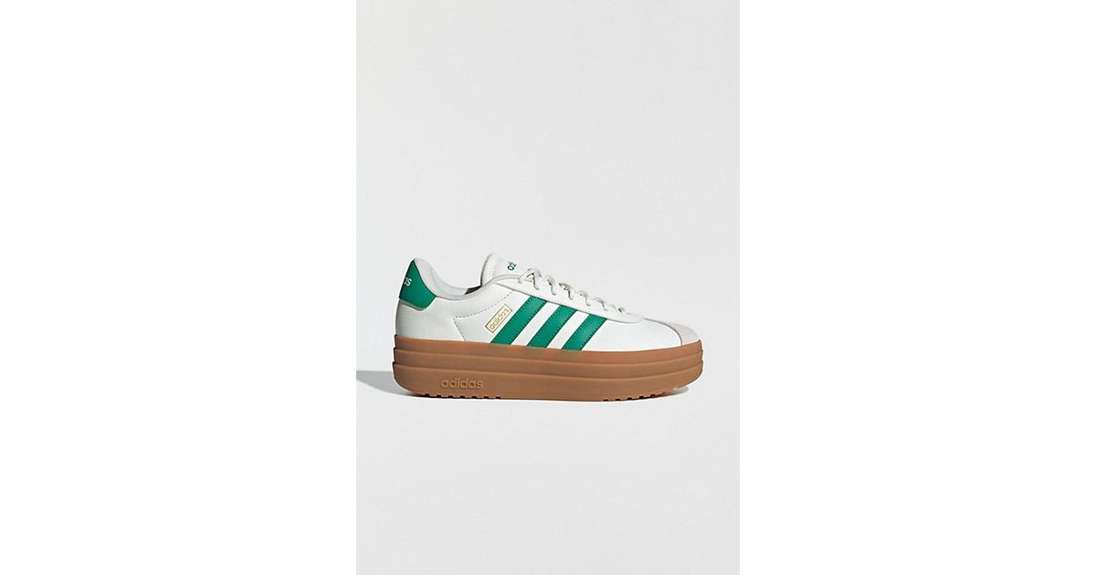 adidas Vl Court Bold Sneaker in Green | Lyst