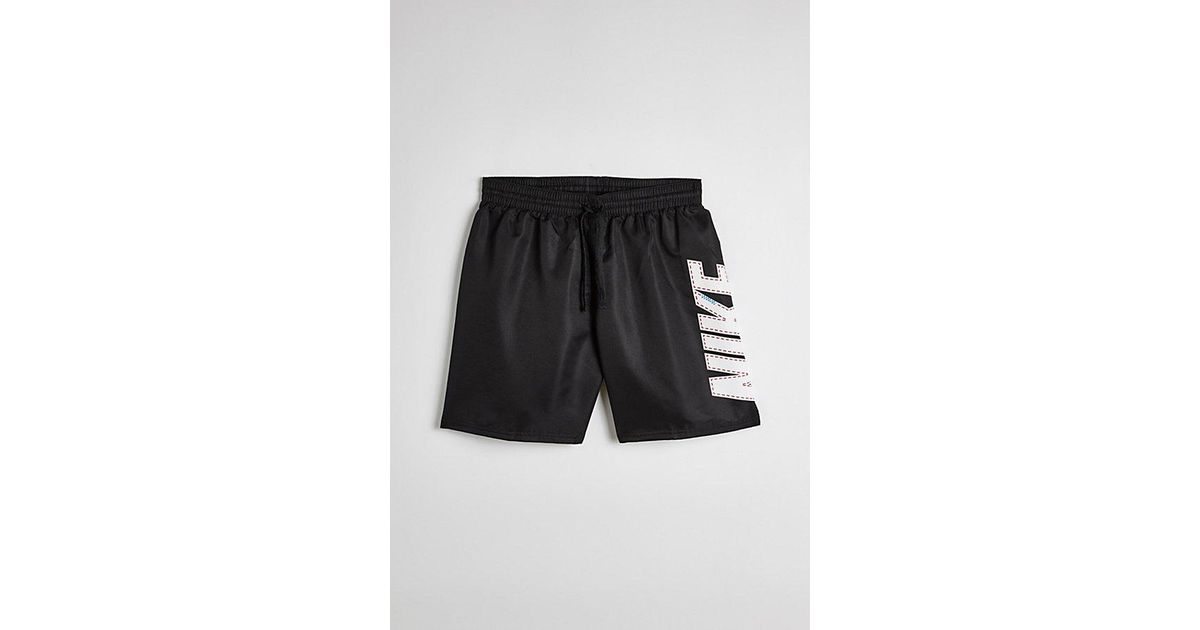 Nike Big Block Logo Volley Short in Black for Men | Lyst