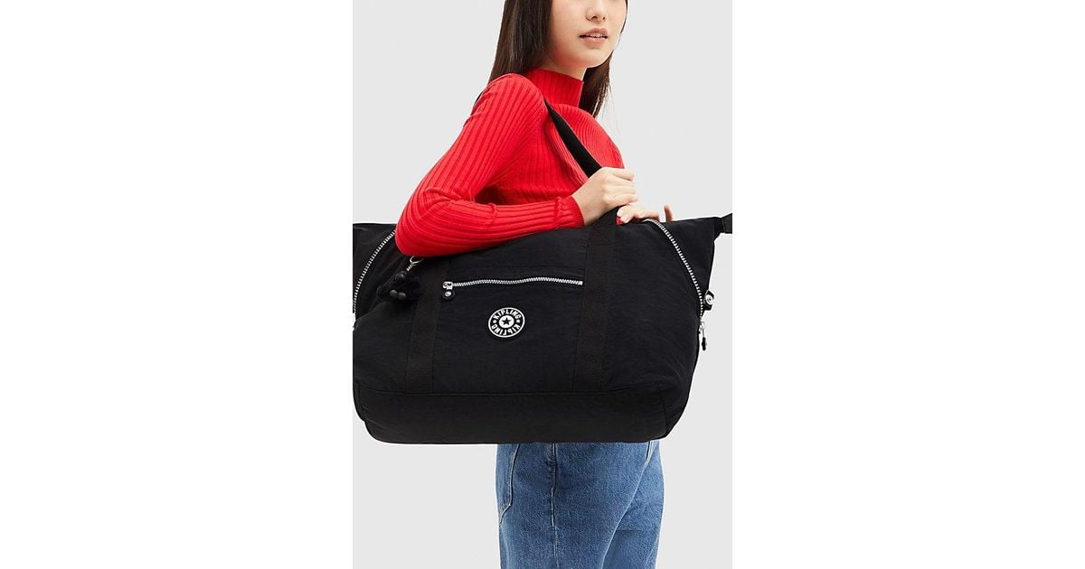 Kipling Art Heritage Nylon Medium Tote Bag in Red | Lyst