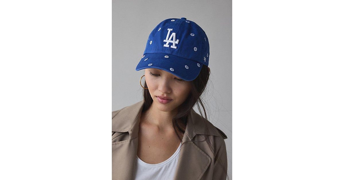 '47 Mlb Los Angeles Dodgers Confetti Clean Up Hat in Blue | Lyst