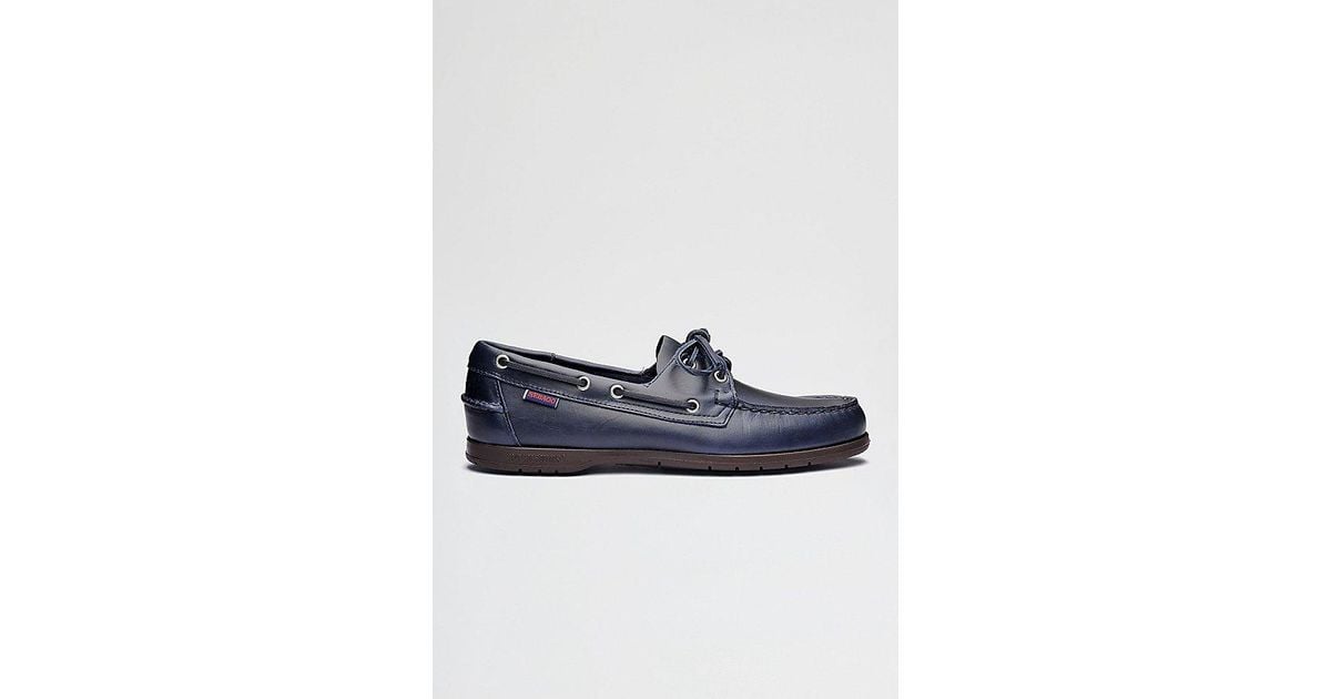 Sebago Endeavor Boat Shoe in Blue for Men | Lyst