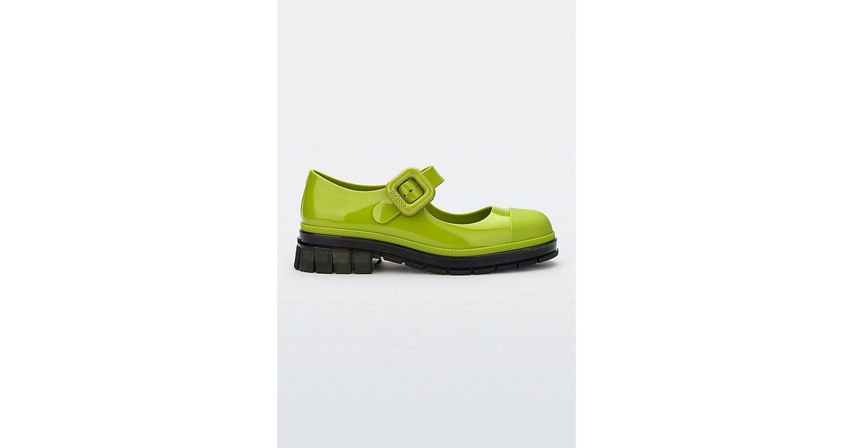 Melissa June Jelly Mary Jane Shoe in Green | Lyst