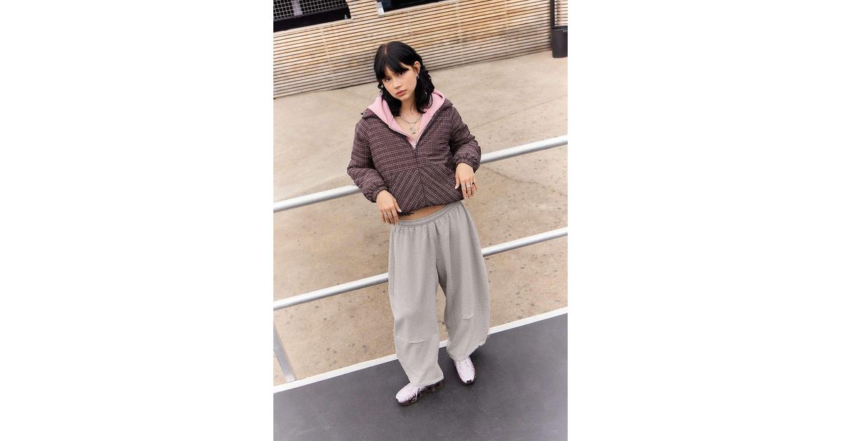 Urban Outfitters Iets Frans. Check Water Resistant Padded Shell Jacket ...