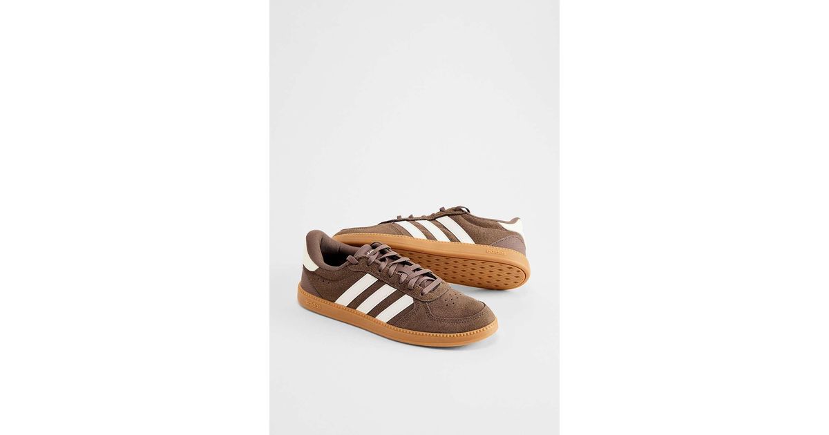 adidas Brown Breaknet Trainers | Lyst UK
