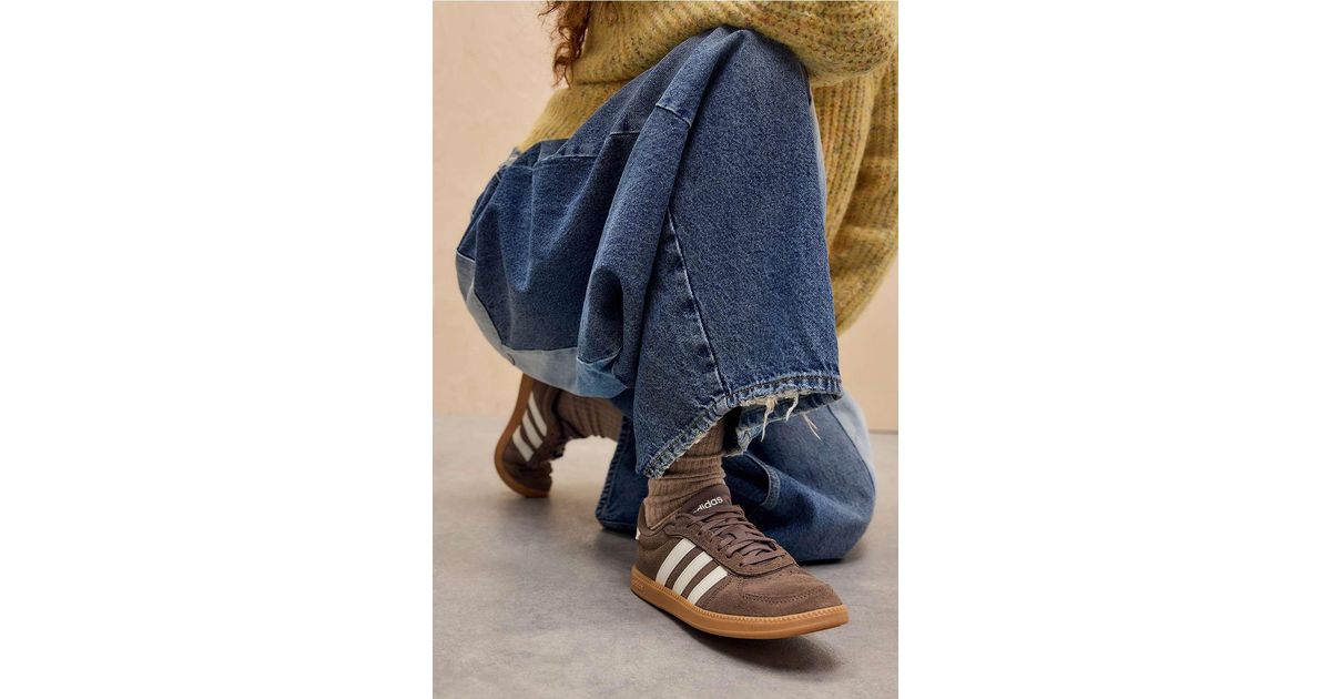 adidas Brown Breaknet Trainers in Blue | Lyst UK