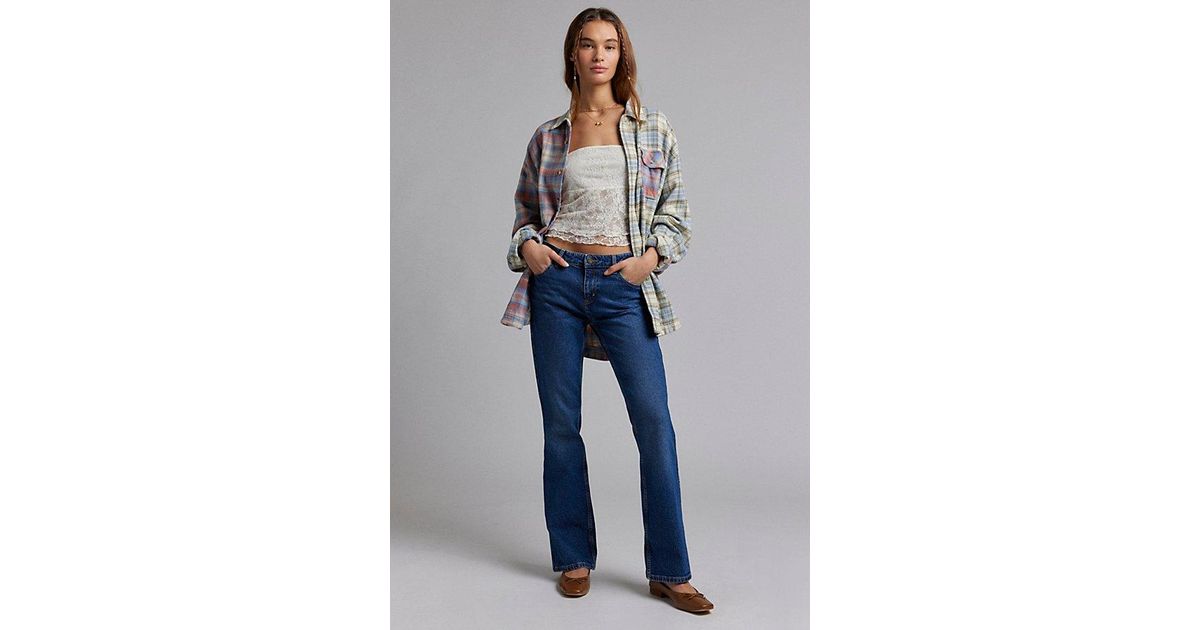 Guess G09 Mid Rise Bootcut Jean In Blue Lyst