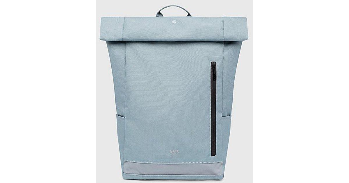 Lefrik Roll Reflective Backpack in Blue for Men | Lyst