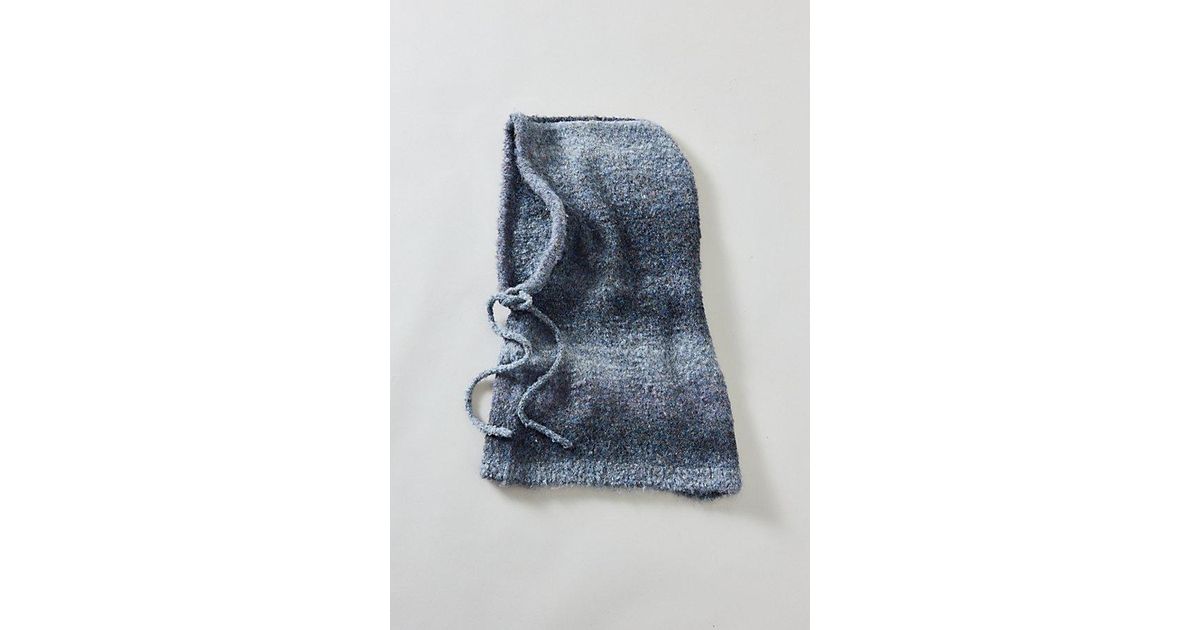 Urban Outfitters Ombre Knit Adjustable Balaclava Hood in Blue for Men ...