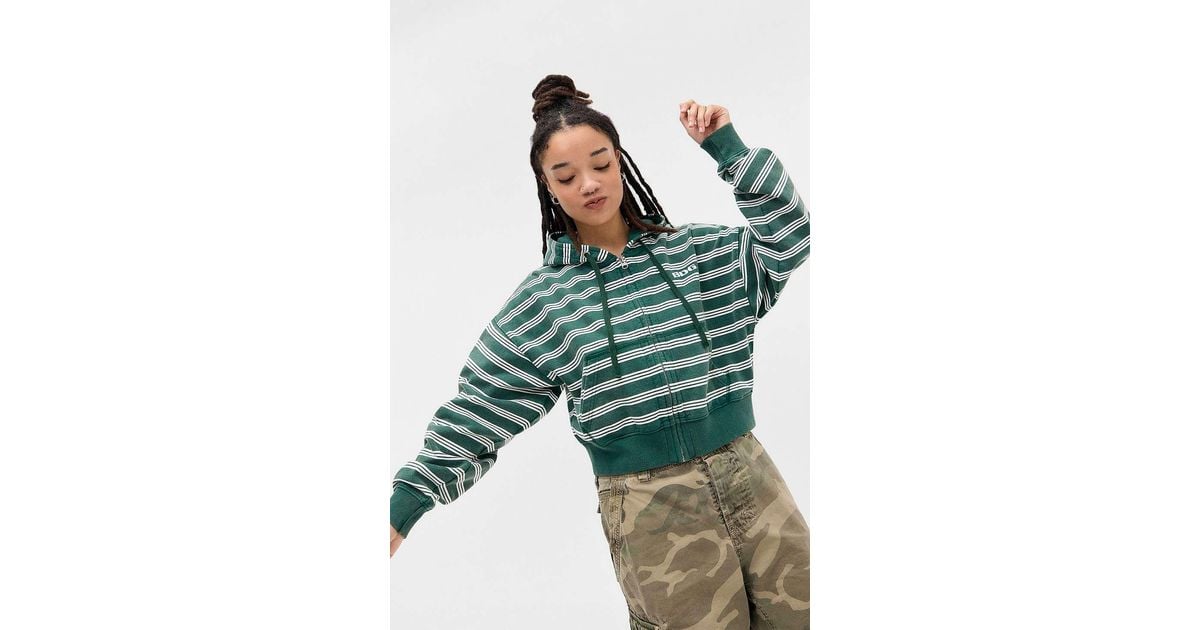 BDG Easy Stripe Hoodie in Green | Lyst UK