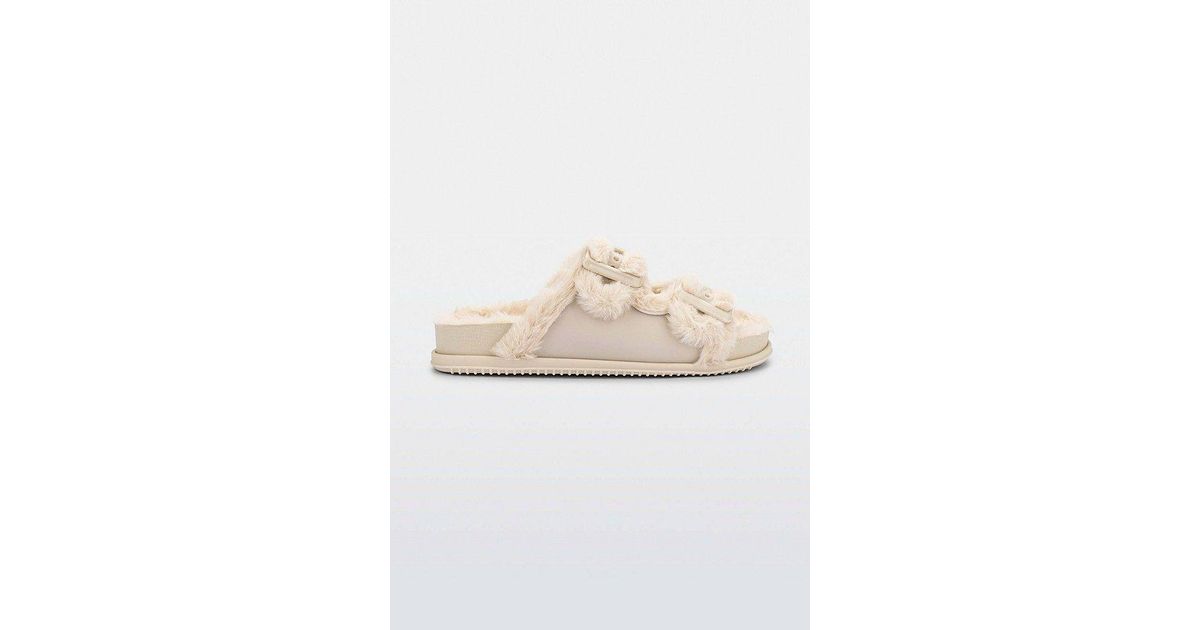 Melissa Cozy Warm Slide in White | Lyst