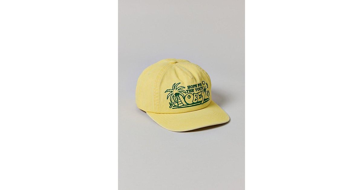 Obey Hope Pigment Dye Hat in Metallic for Men | Lyst