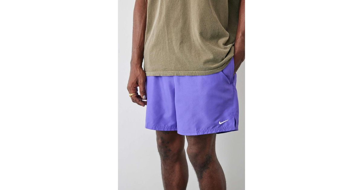 Nike Solid Violet Grape Swim Shorts in Purple for Men | Lyst UK