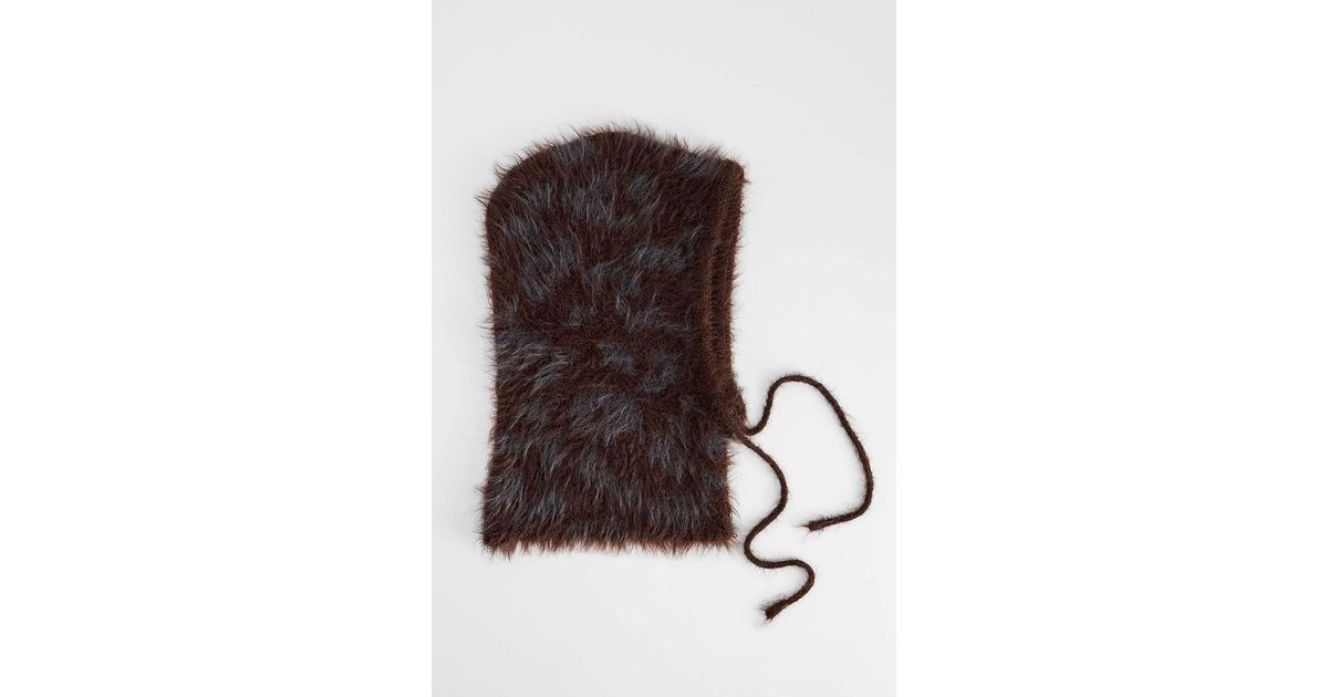 Urban Outfitters Uo Leopard Print Fluffy Hood in Brown for Men | Lyst UK